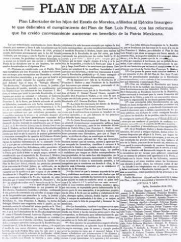 Delegados zapatistas proponen adoptar el Plan de Ayala