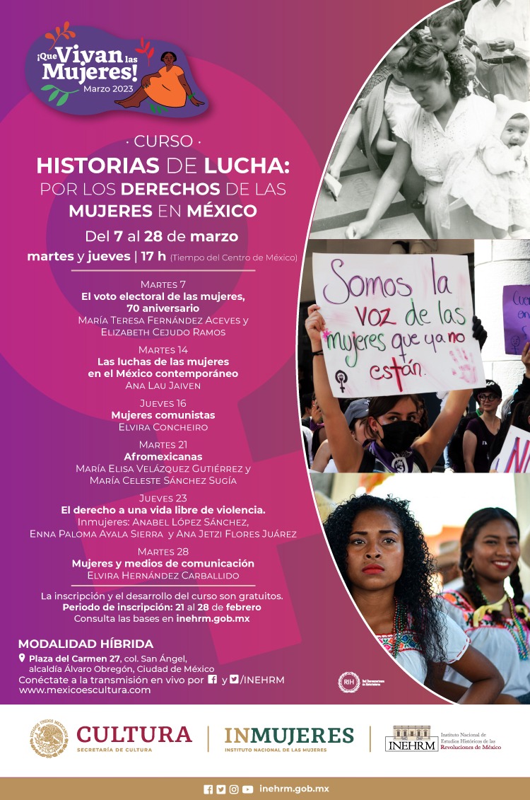 Secretaría De Cultura Kit De Prensa El Inehrm Dedica Curso A Las 2398